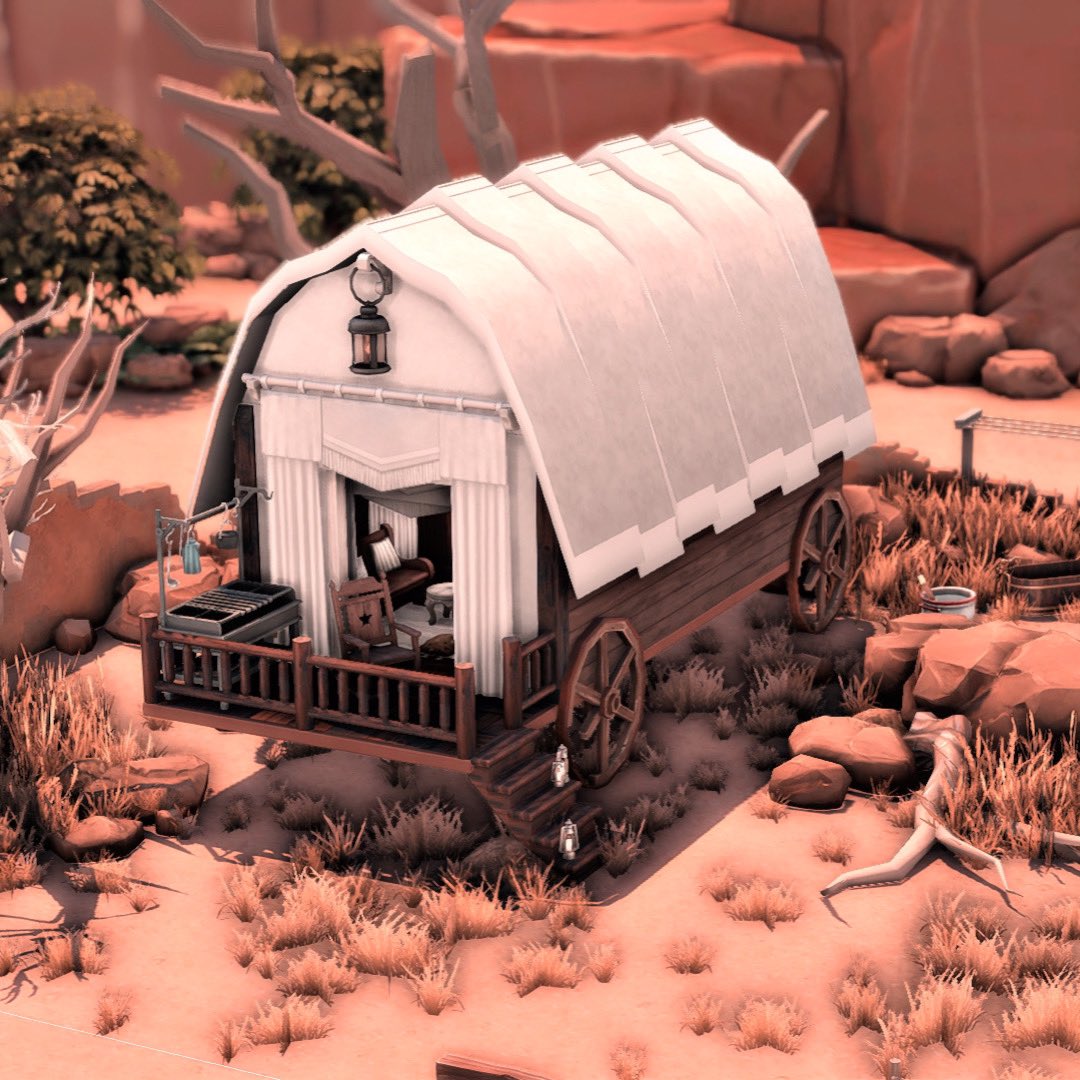 Traveler's Covered Wagon - Gallery - The Sims 4 Rooms / Lots - CurseForge