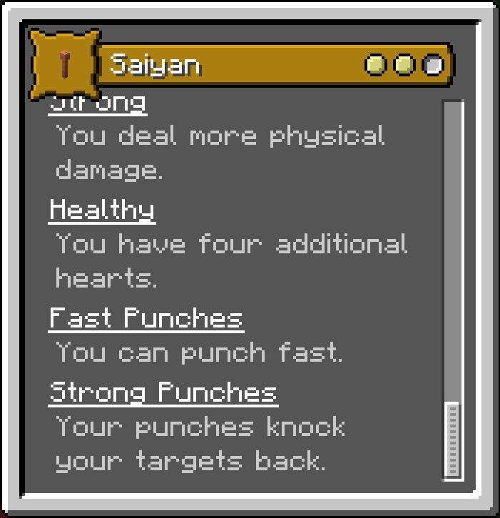 Saiyan Origin - Gallery - Minecraft Mods - CurseForge