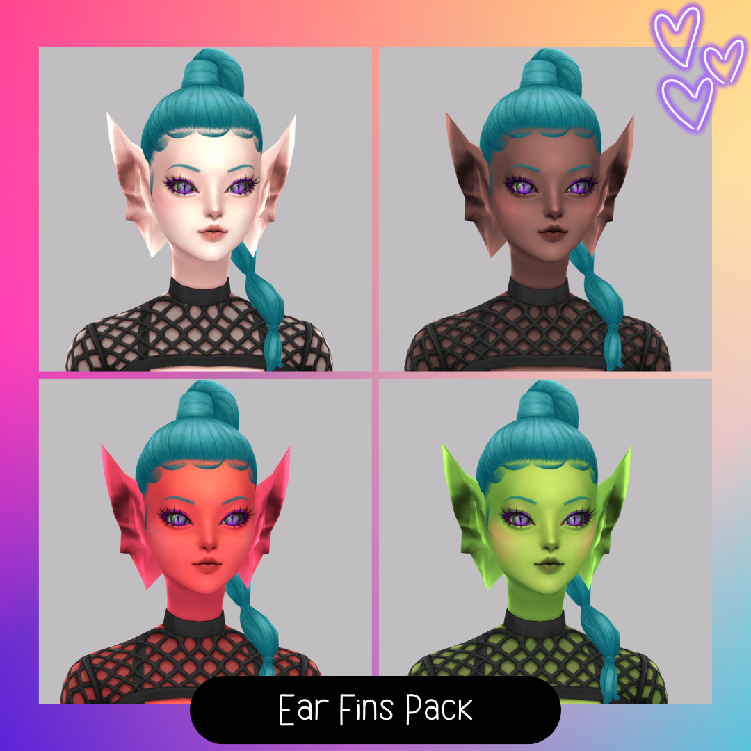 [JBTN] Mer Folk Ear Fins - Gallery - The Sims 4 Create a Sim - CurseForge