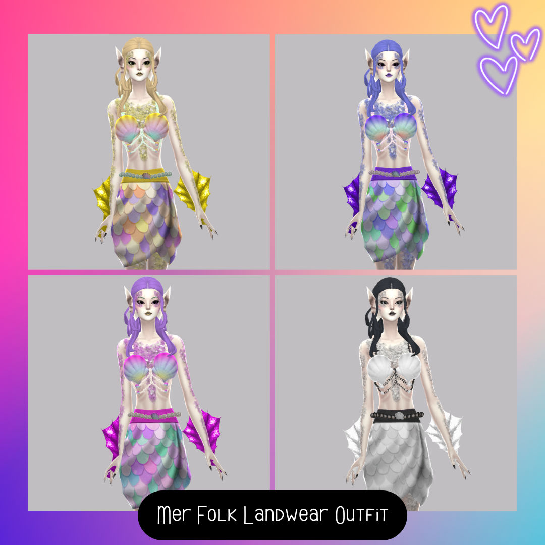 [JBTN] Mer Folk Landwear Outfit - Gallery - The Sims 4 Create a Sim ...