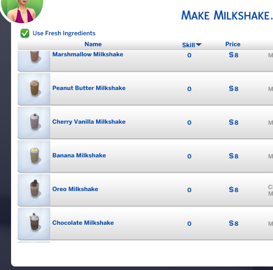 Milkshakes - Gallery - The Sims 4 Mods - CurseForge