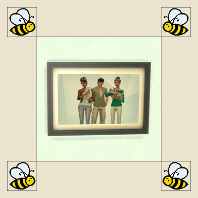 Photo Frame family 1 tile - Gallery - The Sims 4 Build / Buy - CurseForge