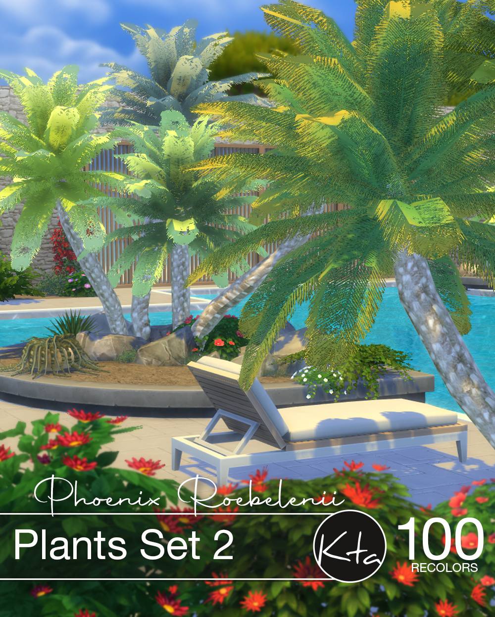 [kta] Plants Set 2 - Phoenix Roebelenii - Gallery - The Sims 4 Build ...