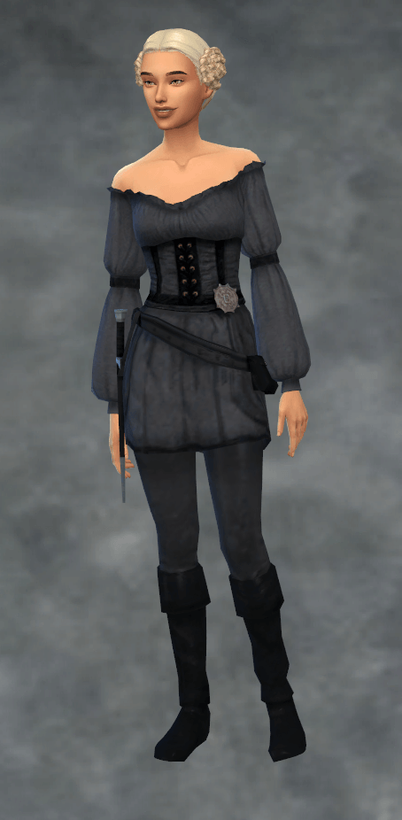 TSM Assassin Outfit & Dress - 4 variations - Gallery - The Sims 4 ...