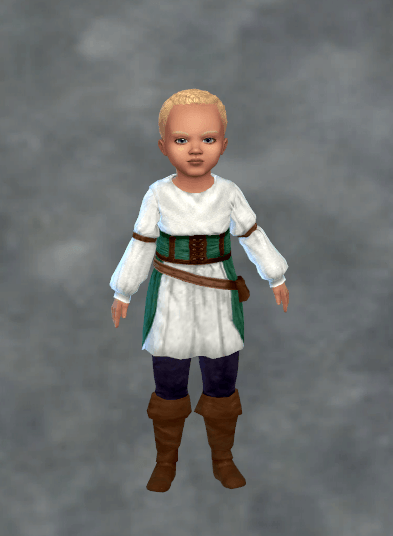 TSM Assassin Outfit & Dress for kids and toddlers - Gallery - The Sims ...