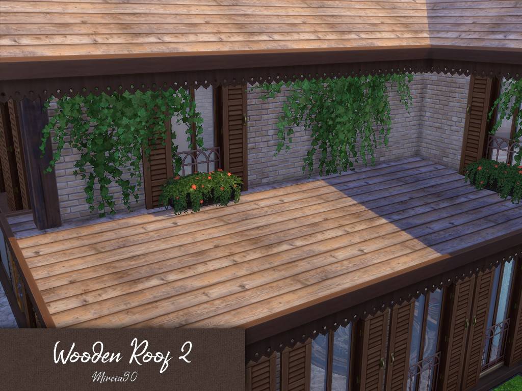 M90 - Wooden Roof #2 - Gallery - The Sims 4 Build / Buy - CurseForge