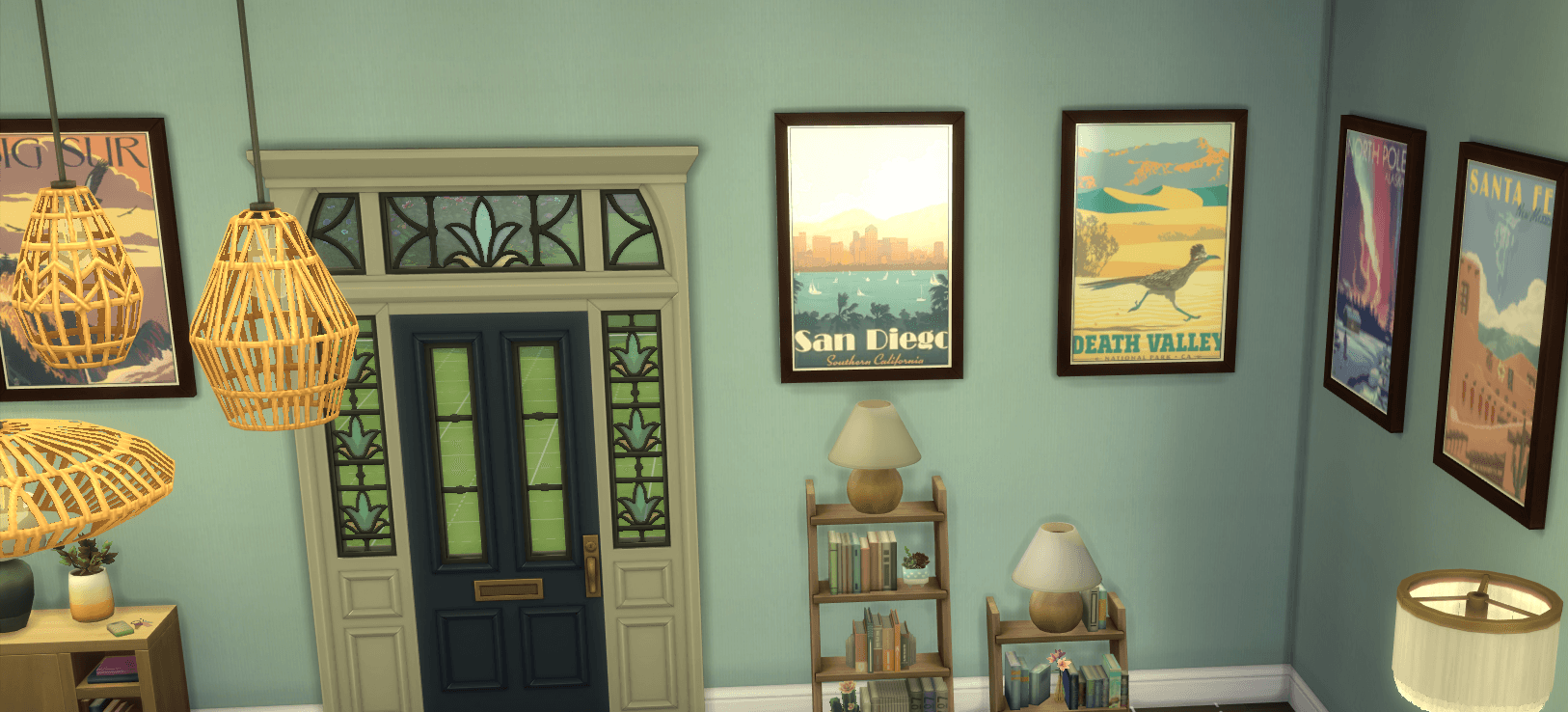 Vintage Travel Posters - Small - Gallery - The Sims 4 Build / Buy - CurseForge