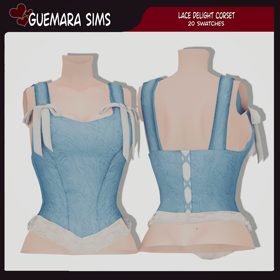 Lace Delight Corset - Gallery - The Sims 4 Create a Sim - CurseForge