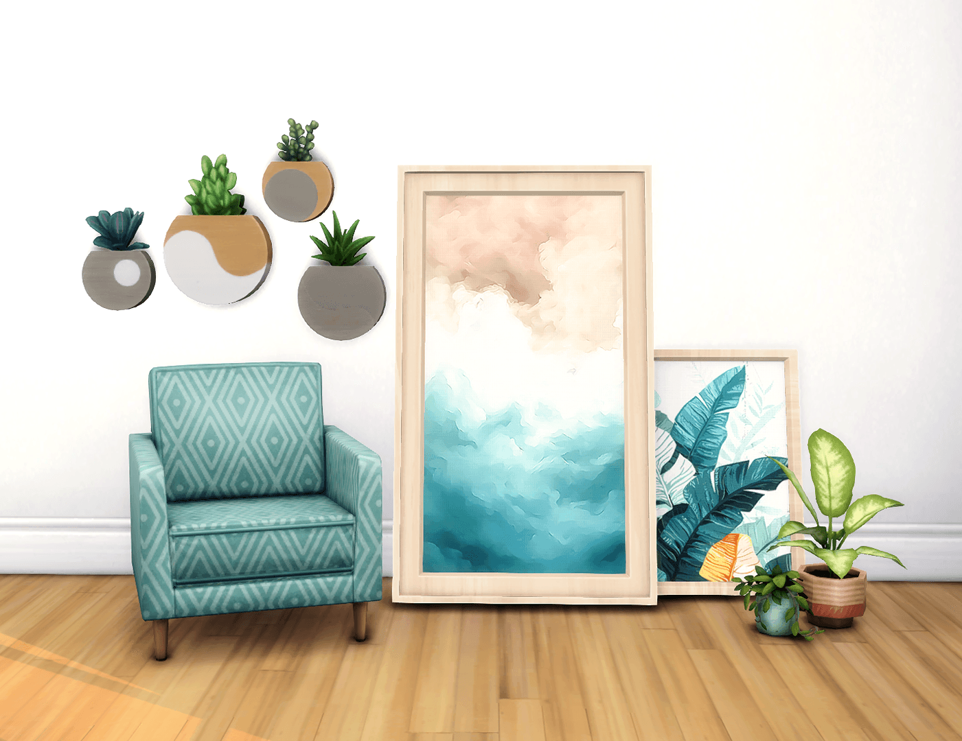 Artsy Leaning Picture Frames - Gallery - The Sims 4 Build / Buy ...