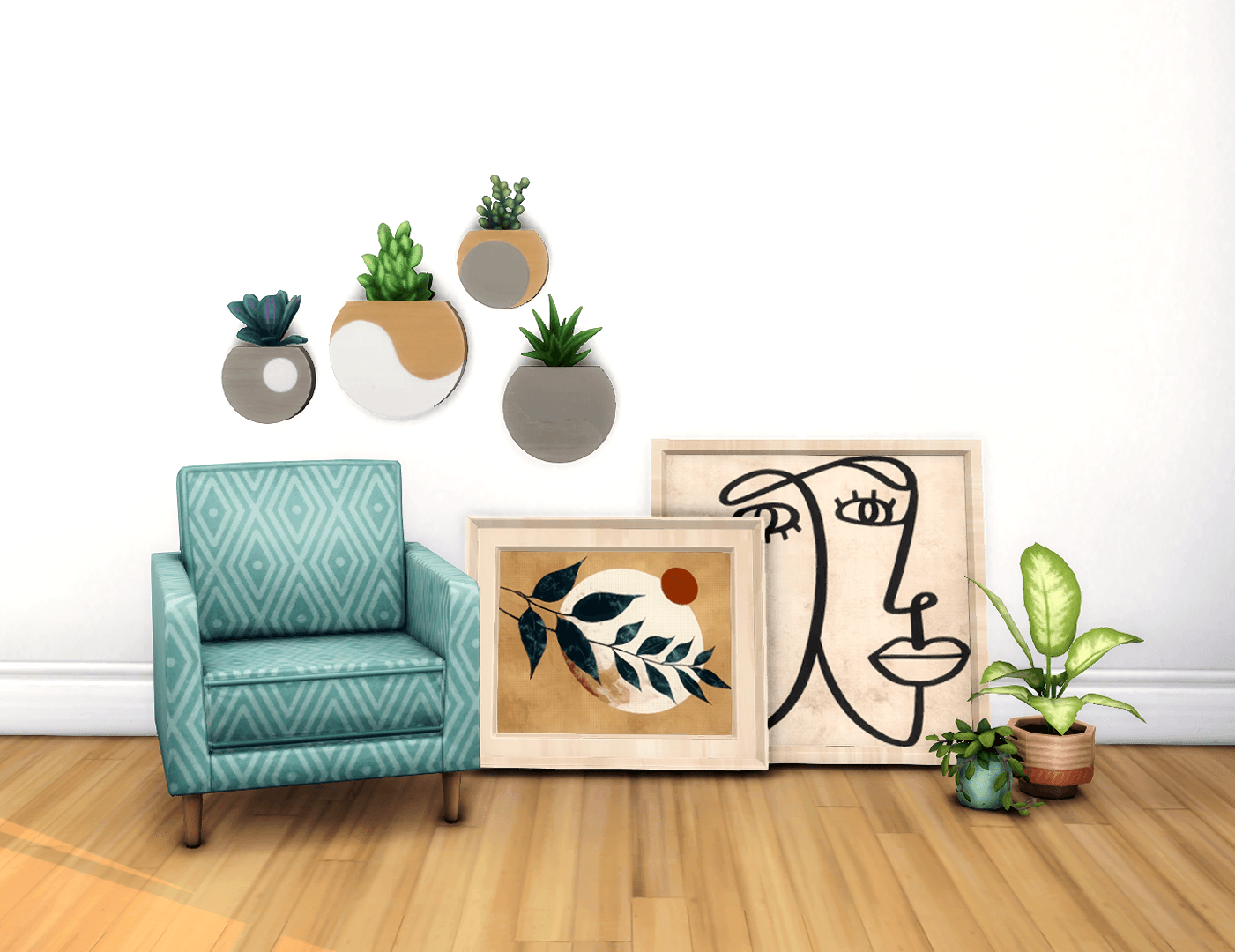 Artsy Leaning Picture Frames - Gallery - The Sims 4 Build / Buy ...