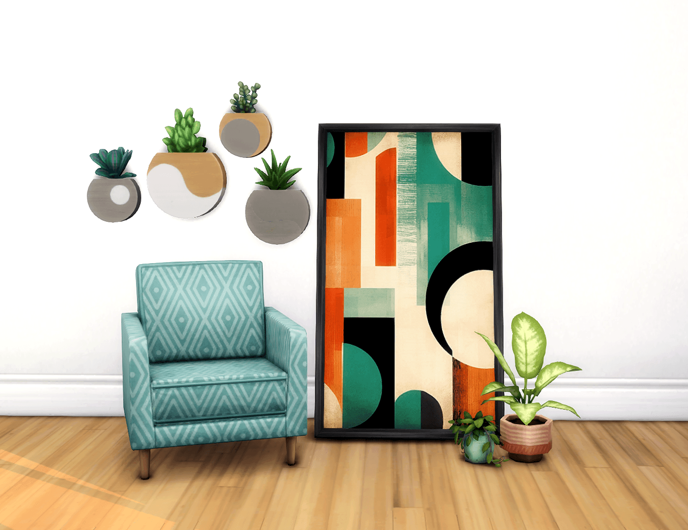 Artsy Leaning Picture Frames - Gallery - The Sims 4 Build / Buy ...