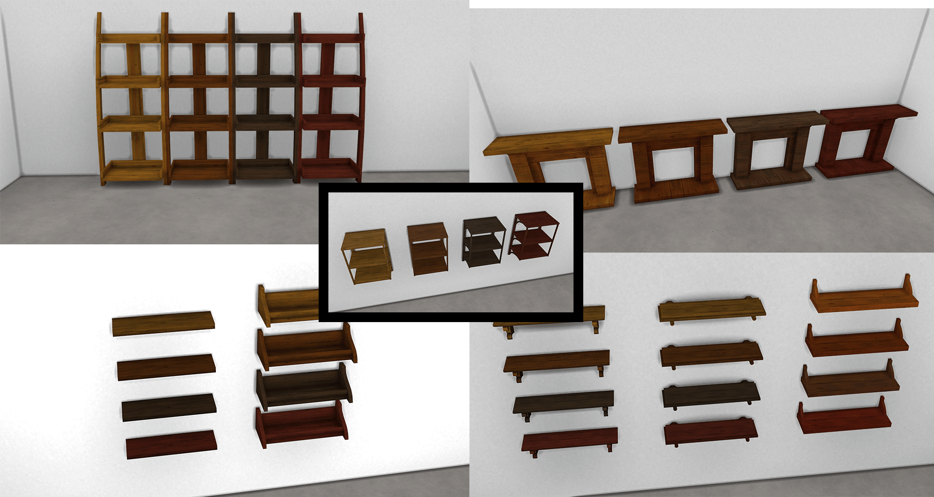 Rustic Shelves - Gallery - The Sims 4 Build / Buy - CurseForge