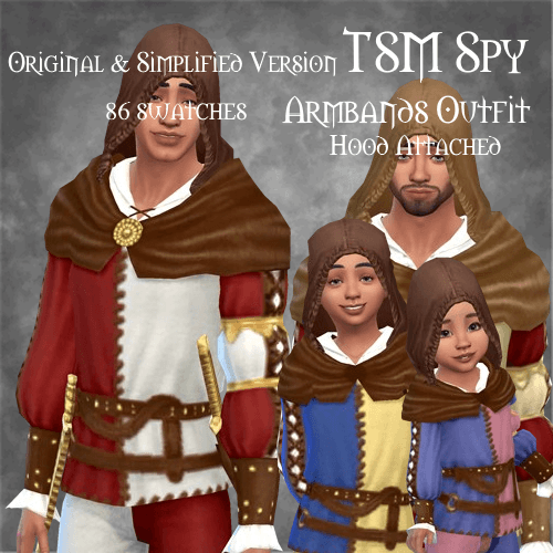TSM Spy Armbands Outfit with Hoodie - Gallery - The Sims 4 Create a Sim ...