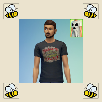 Male shirt "Beware Ogre" - Gallery - The Sims 4 Create a Sim - CurseForge