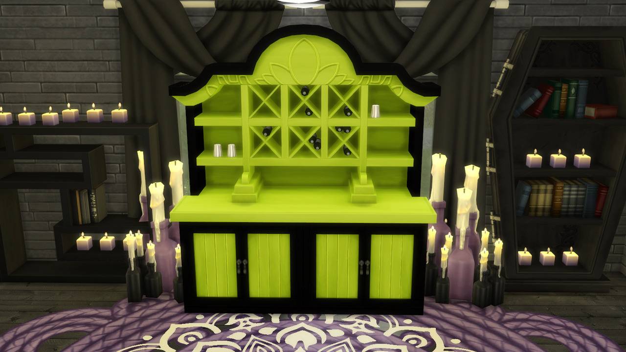Selvadoradian Kitchen Hutch - Gallery - The Sims 4 Build / Buy - CurseForge