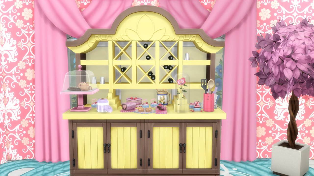 Selvadoradian Kitchen Hutch - Gallery - The Sims 4 Build / Buy - CurseForge