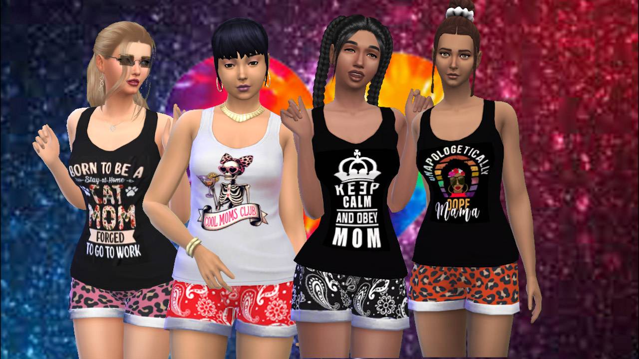 Sassy Skeleton Mom's Tank - Gallery - The Sims 4 Create a Sim - CurseForge