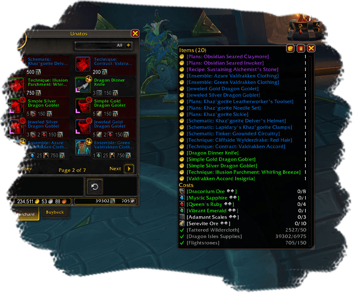 Profession Shopping List - World of Warcraft Addons - CurseForge