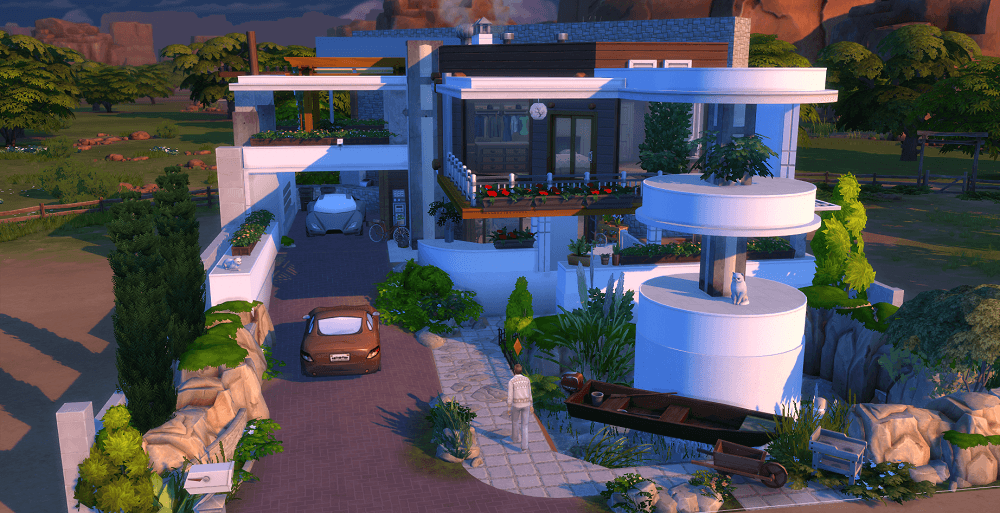 Modern Ranch Base Game - Gallery - The Sims 4 Rooms / Lots - CurseForge