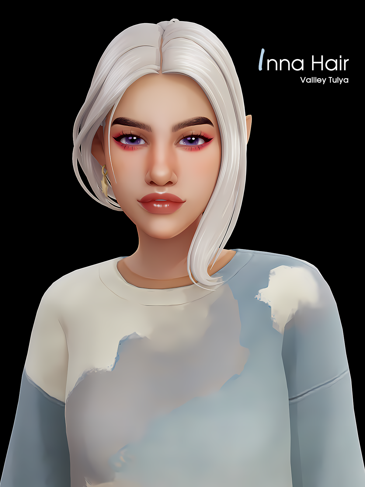 Inna Hair - Gallery - The Sims 4 Create a Sim - CurseForge