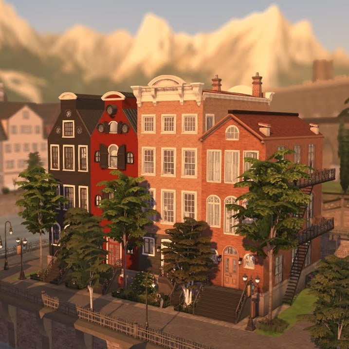 Rijtjeshuizen (Terraced Houses) - Gallery - The Sims 4 Rooms / Lots ...
