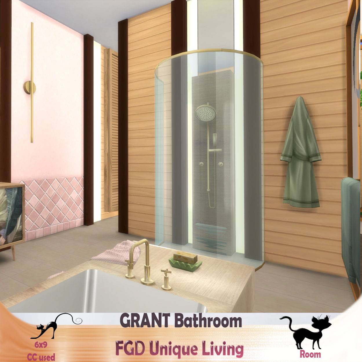 GRANT Bathroom - Gallery - The Sims 4 Rooms / Lots - CurseForge