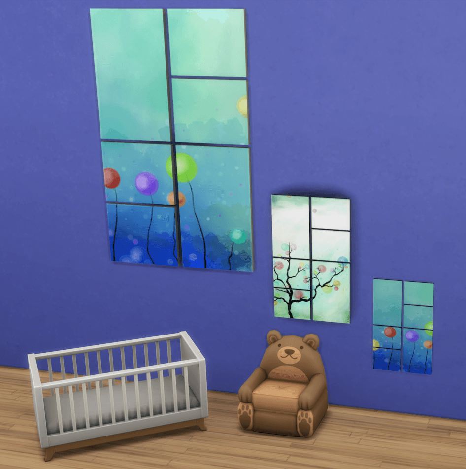 Little Framed Puff Fluffs - The Sims 4 Build / Buy - CurseForge