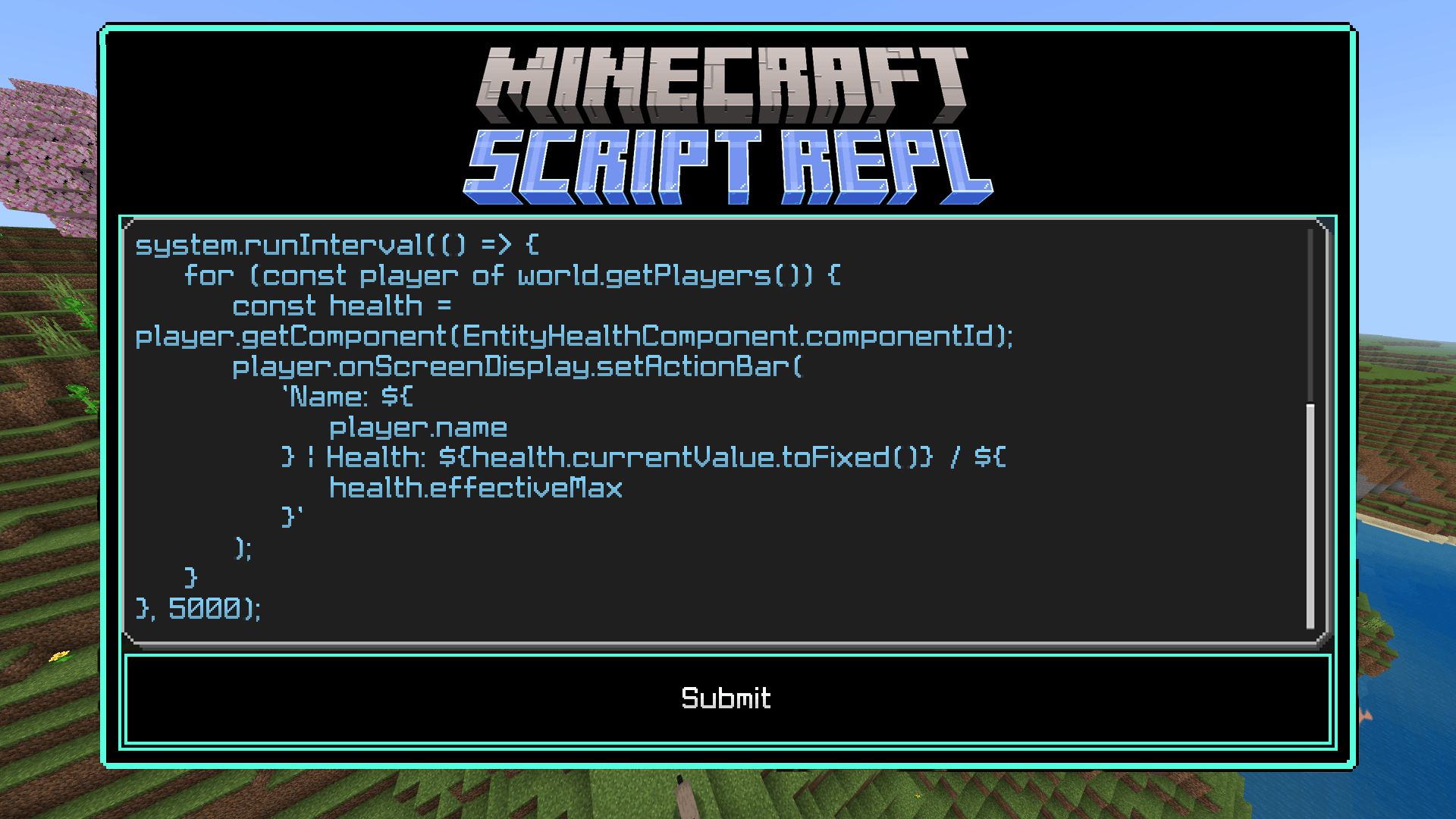 Script REPL - Gallery - Minecraft Bedrock Addons - CurseForge