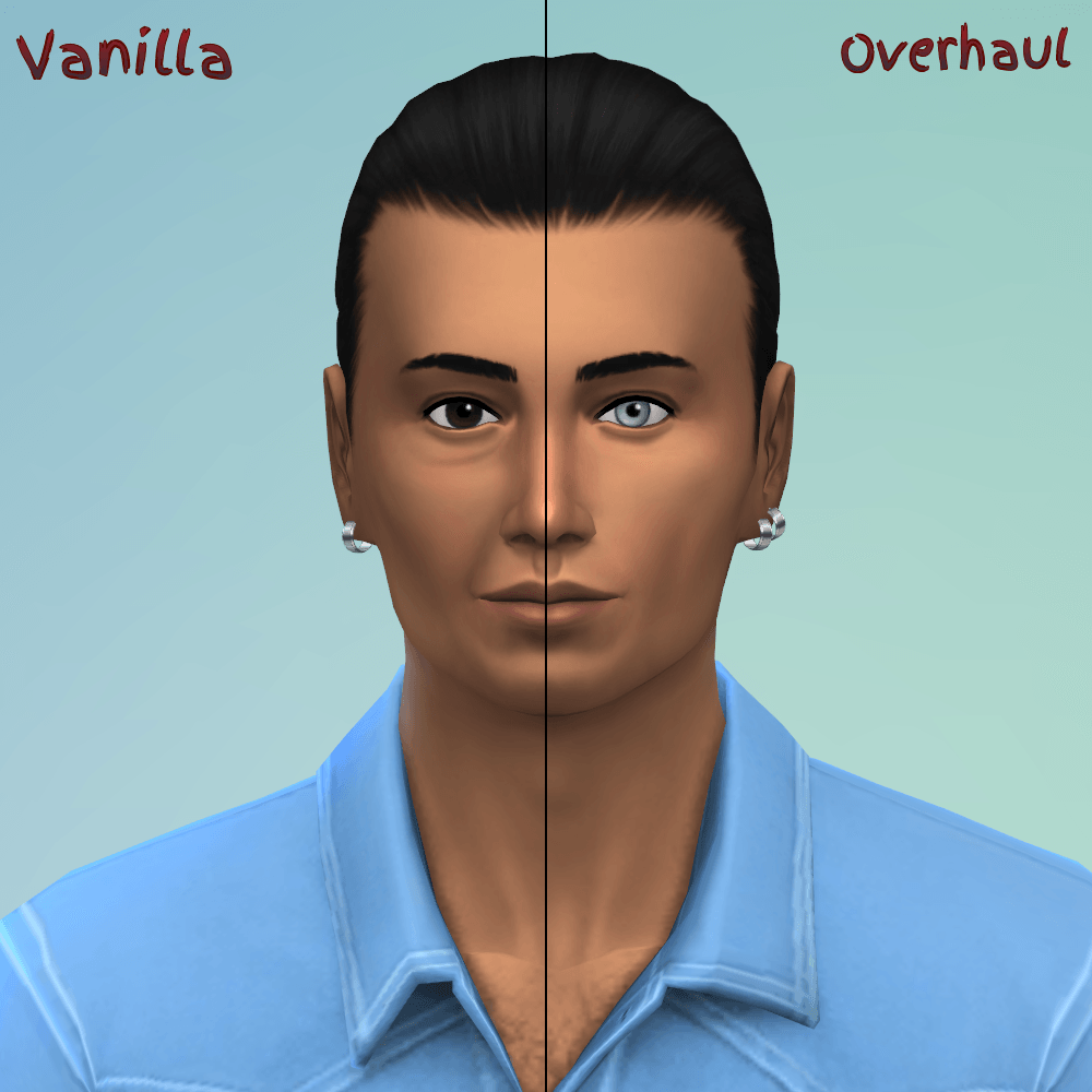 Vanilla skin overhaul male - The Sims 4 Mods - CurseForge