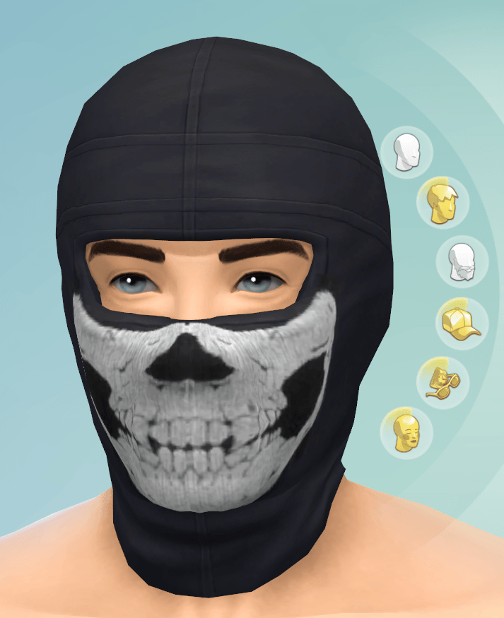 COD Ghost's Mask - Gallery - The Sims 4 Create a Sim - CurseForge