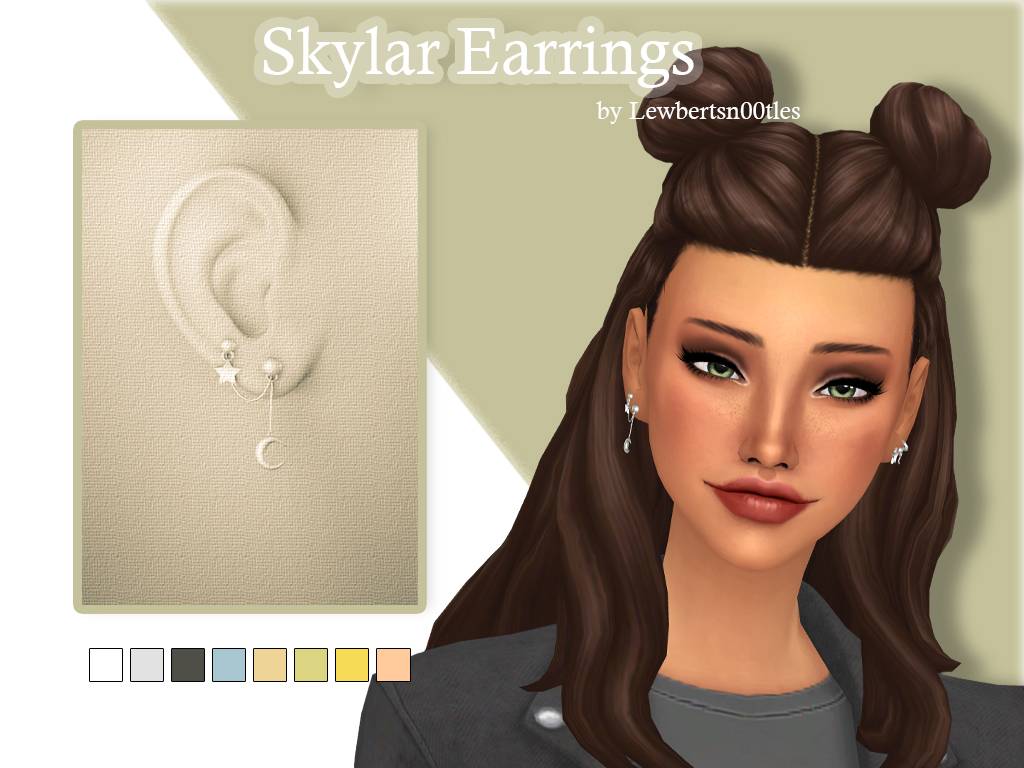 Skylar Earrings - Gallery - The Sims 4 Create a Sim - CurseForge
