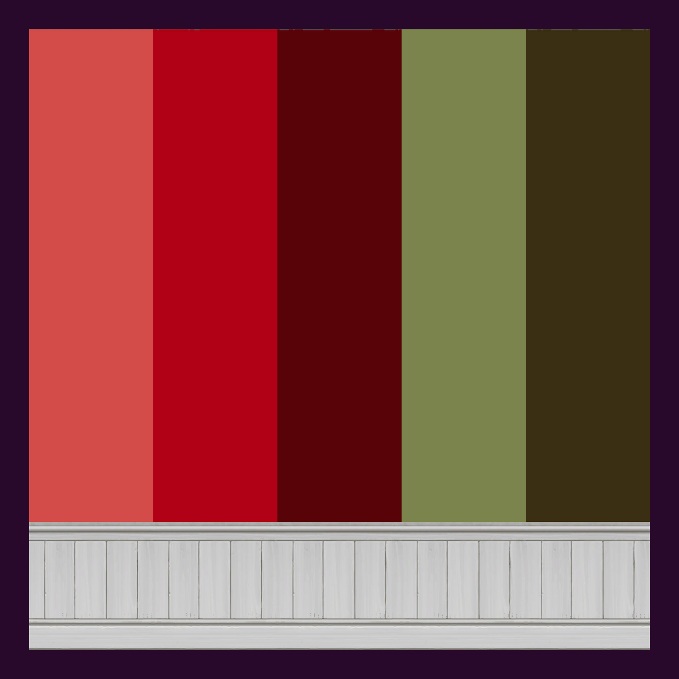 colored wall with finishing at the bottom - Gallery - The Sims 4 Build ...