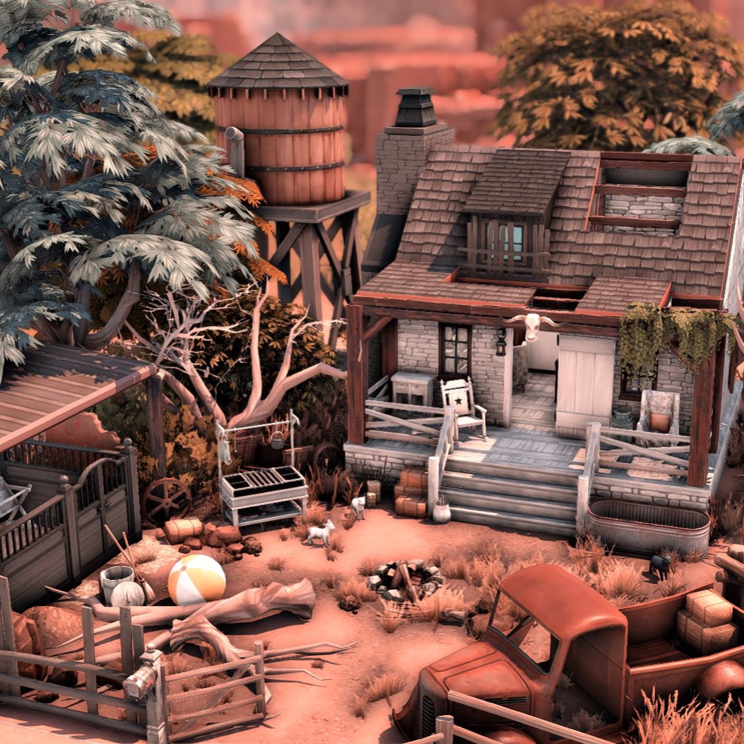 Tiny Ranch Starter Home - Gallery - The Sims 4 Rooms / Lots - CurseForge