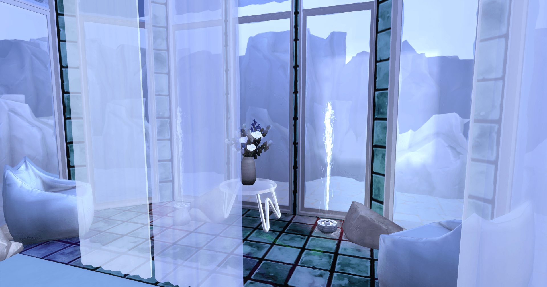 Water Suite - Elemental Bedrooms - Gallery - The Sims 4 Rooms / Lots ...