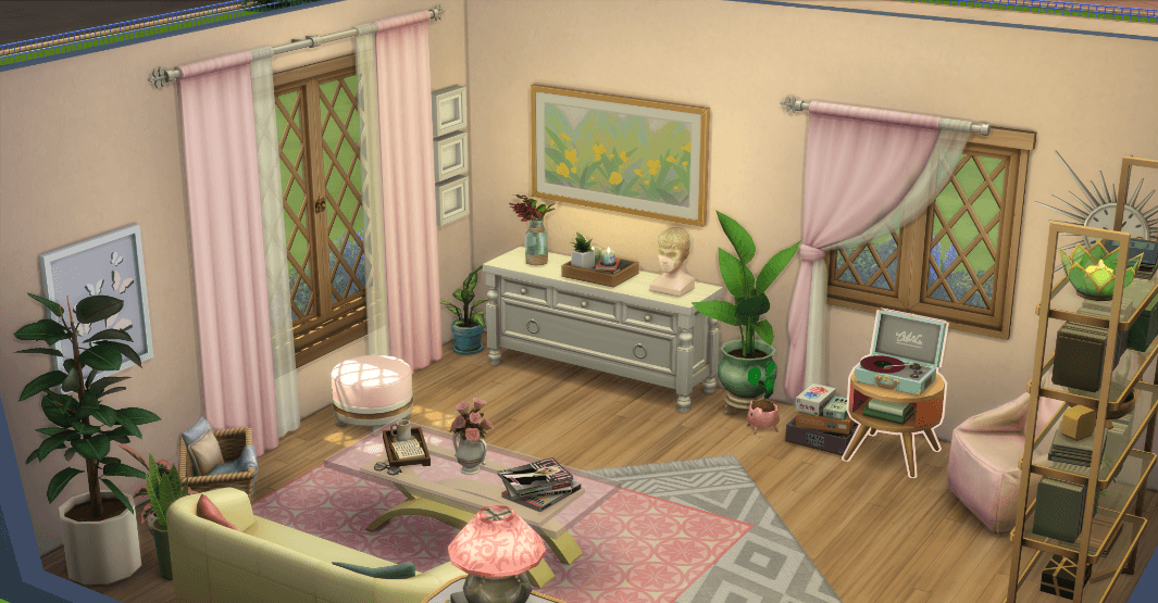 CuteGirlyLivingroom - Gallery - The Sims 4 Rooms / Lots - CurseForge
