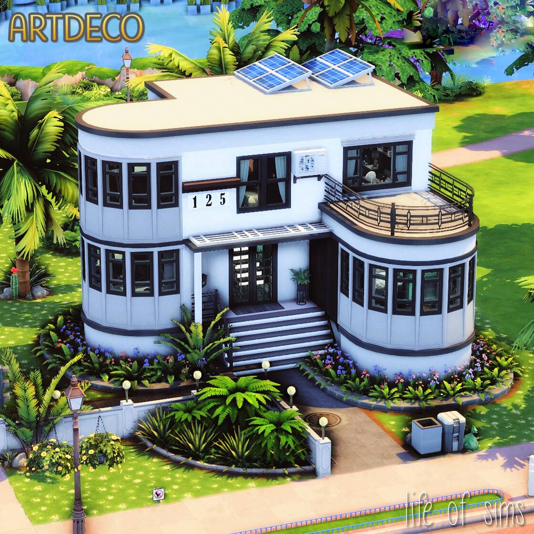 ART DECO HOUSE - Gallery - The Sims 4 Rooms / Lots - CurseForge