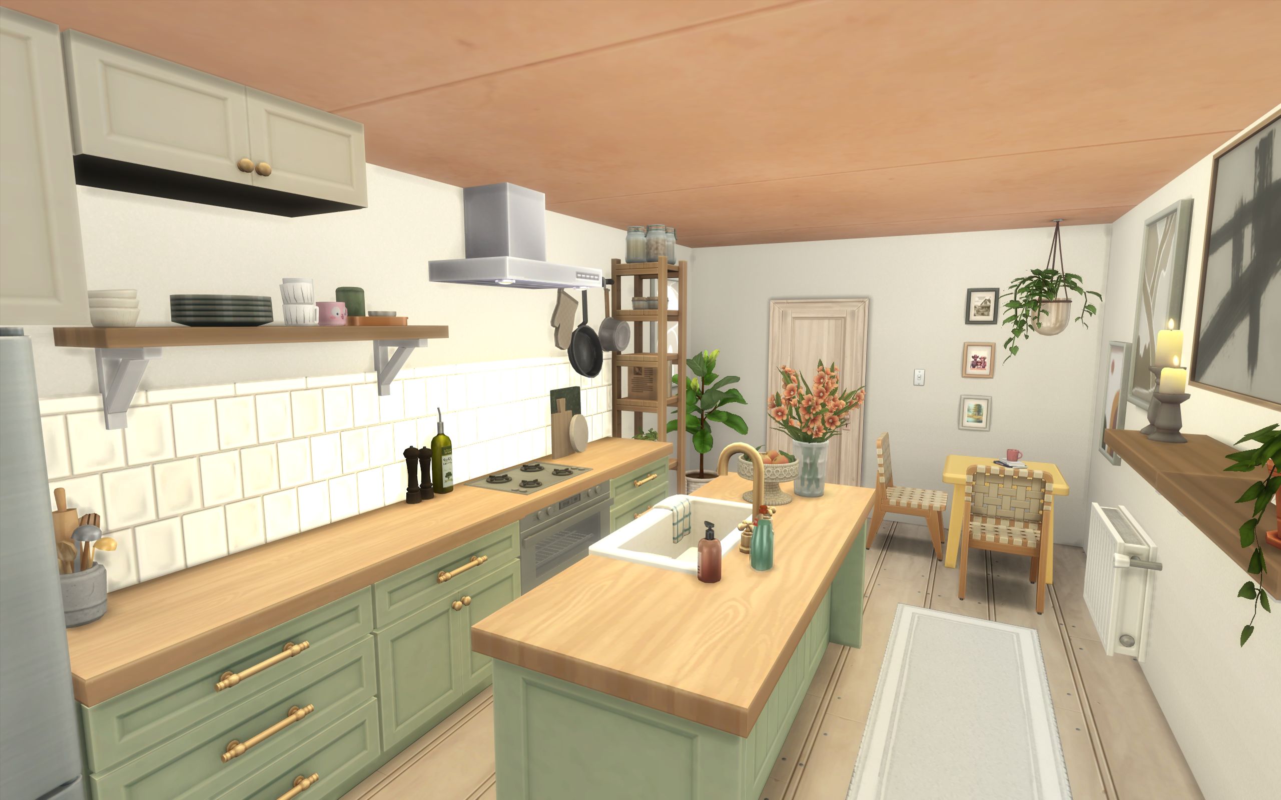 Shaker style Farmhouse Kitchen - The Sims 4 Rooms / Lots - CurseForge