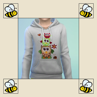 Child sweater "Owl friends" - Gallery - The Sims 4 Create a Sim ...