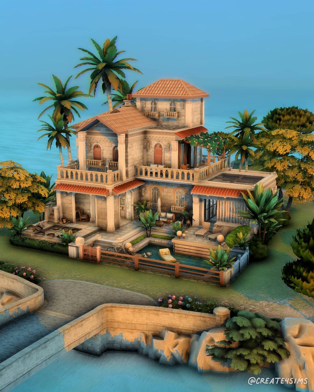 Tartosa Dream Home - Gallery - The Sims 4 Rooms / Lots - CurseForge