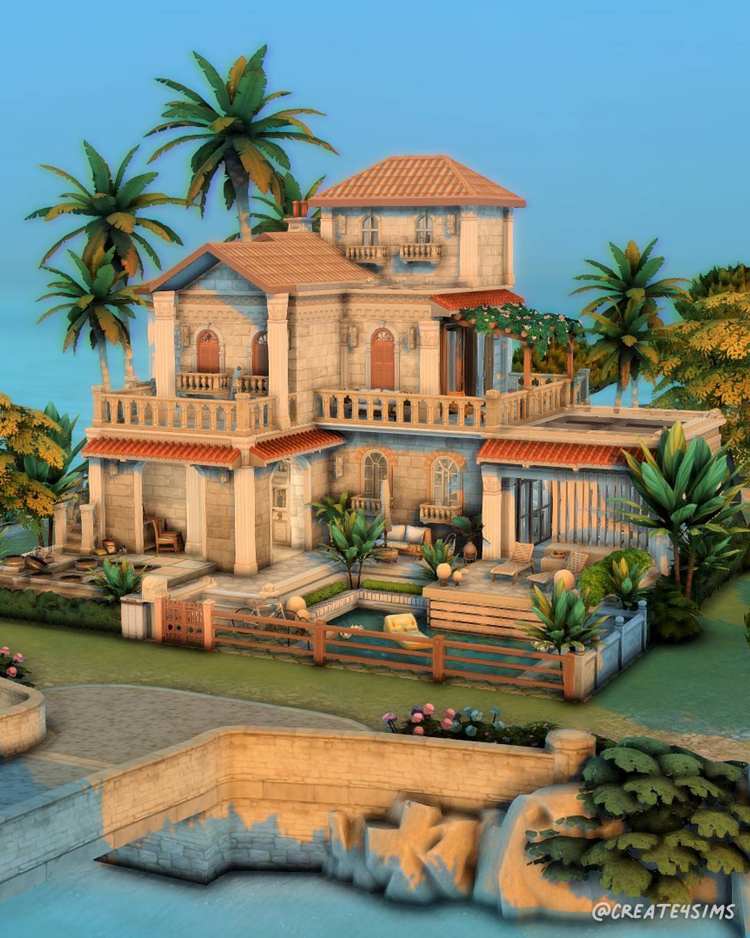Tartosa Dream Home - Gallery - The Sims 4 Rooms / Lots - CurseForge