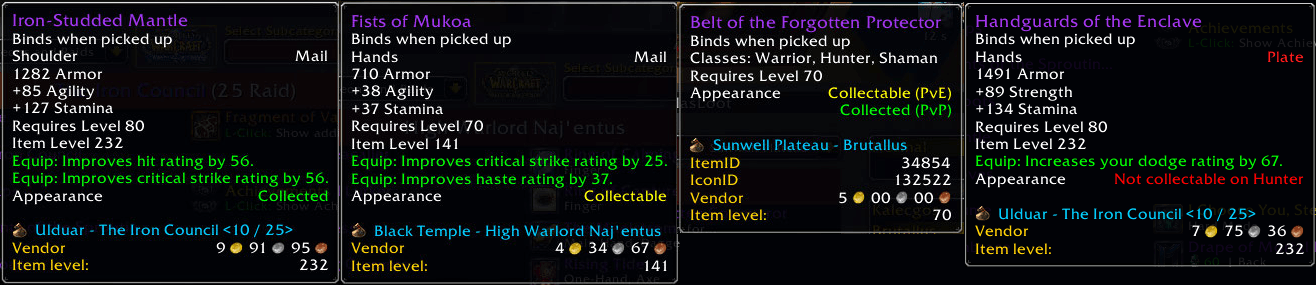 AppearanceCollectionTooltip - World of Warcraft Addons - CurseForge