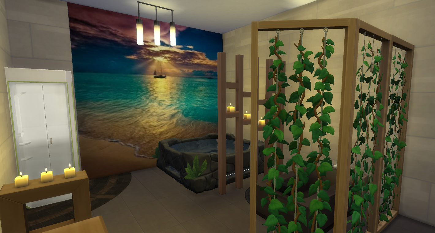 Wall murals WM02 deep ocean - Base game compatible - Gallery - The Sims ...