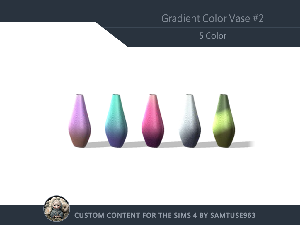 Gradient Color Vase #2 Samtuse963 - Gallery - The Sims 4 Build / Buy ...