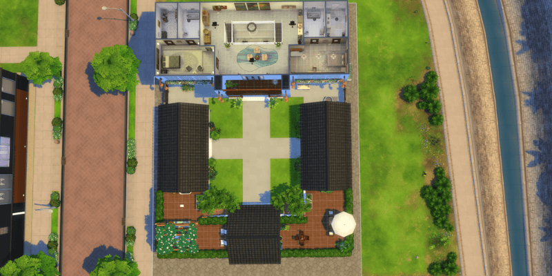 Shiheyuan - Chinese house/Residential ver. - Gallery - The Sims 4 Rooms ...