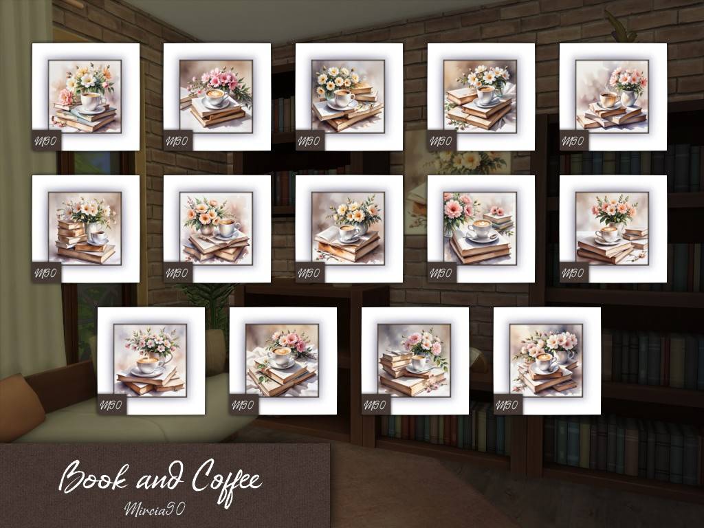 Book and Coffee - Gallery - The Sims 4 Build / Buy - CurseForge