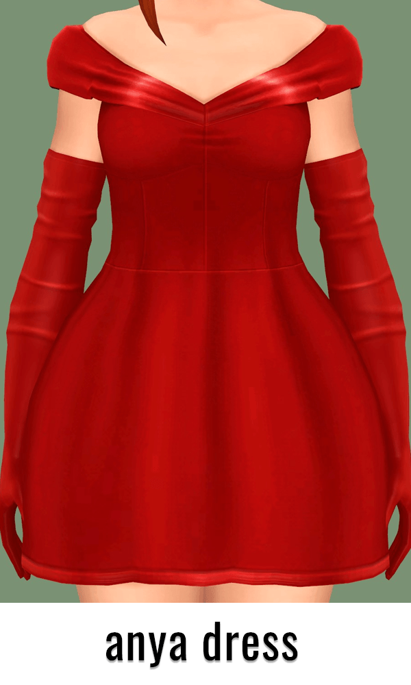 Anya Dress - Gallery - The Sims 4 Create a Sim - CurseForge