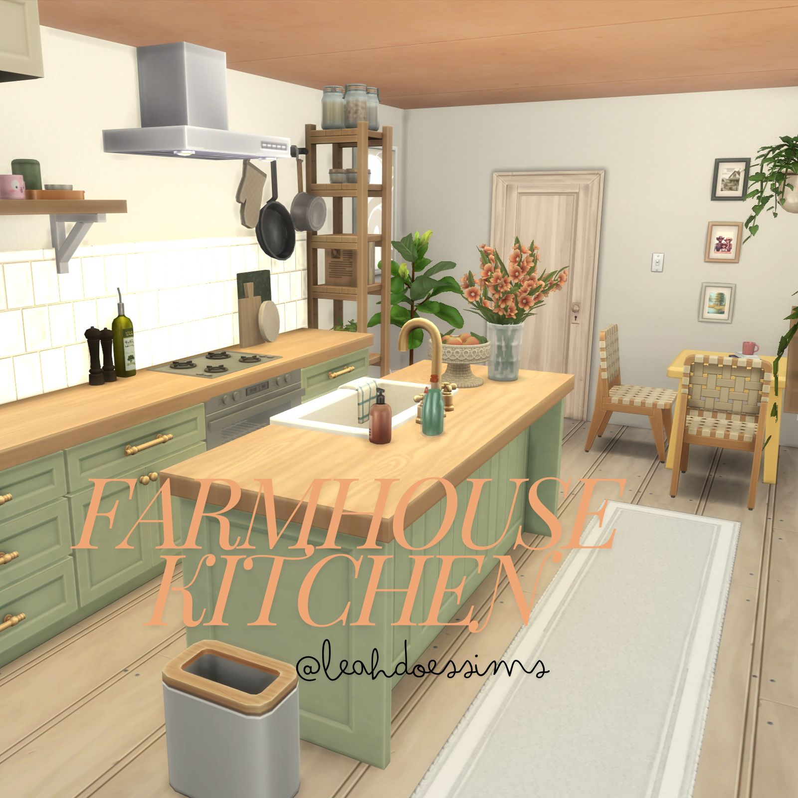 Shaker style Farmhouse Kitchen - The Sims 4 Rooms / Lots - CurseForge