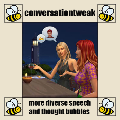 More diverese speech and thought bubbles - conversation tweak ...