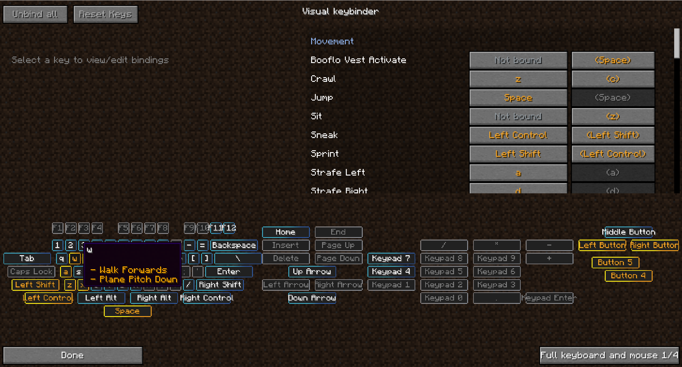 Raw's Visual keybinder - Gallery - Minecraft Mods - CurseForge
