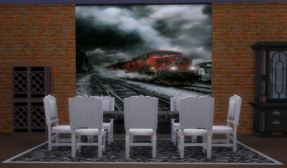 Wall murals WM 038 railroad crossing - Base game compatible - Gallery ...
